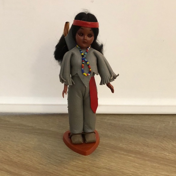 Carlson | Toys | Vintage Carlson Mescalero Chief Doll Native American ...